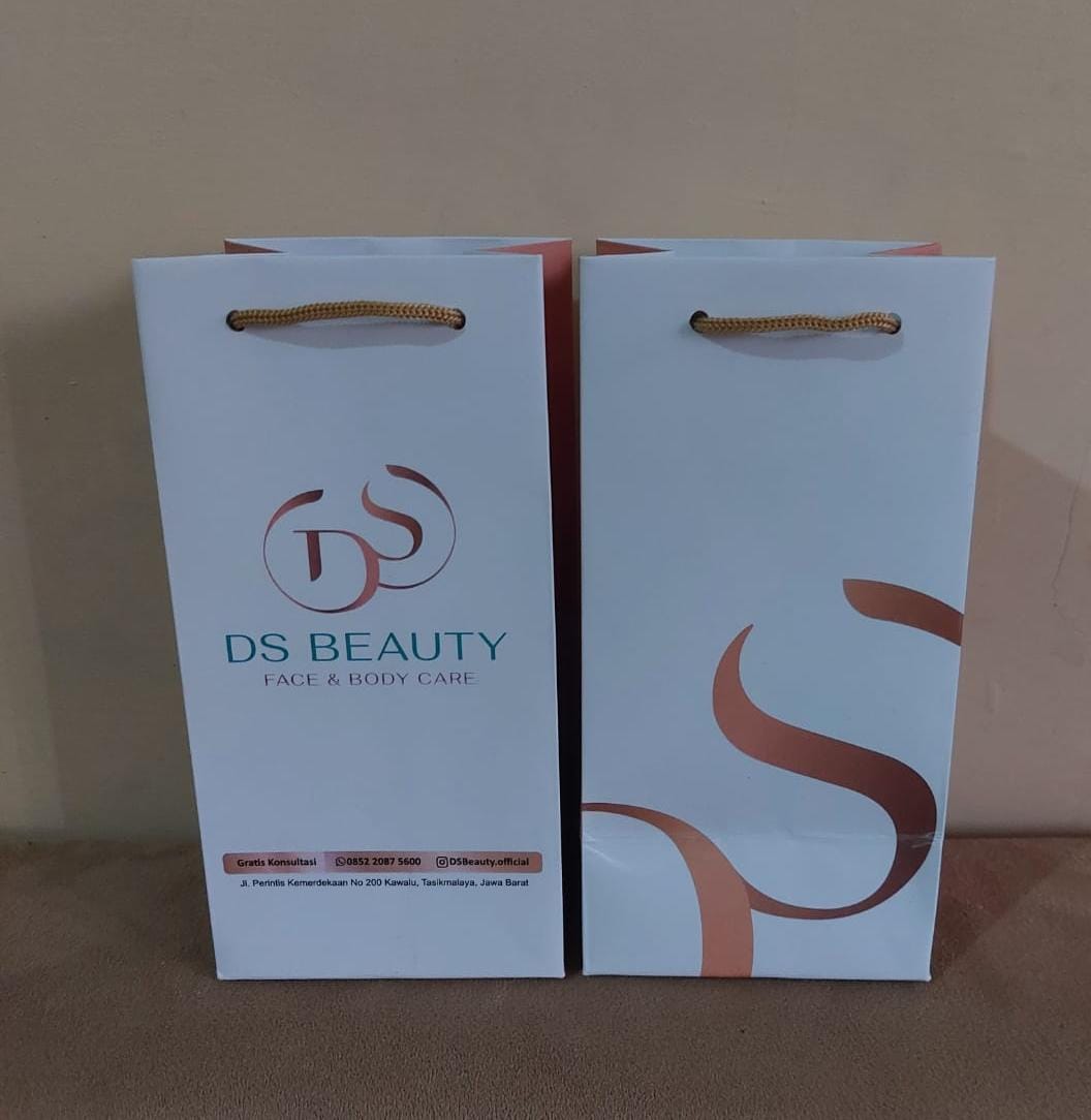 Tas kertas skincare DS beauty | Paper Bag | Tas Kertas